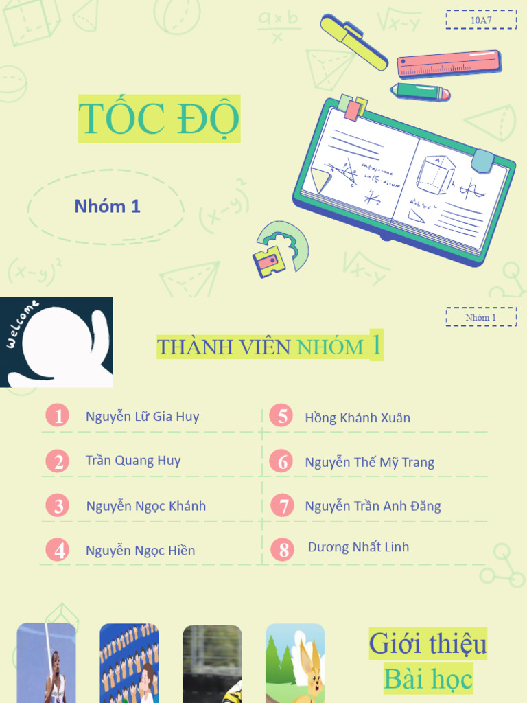 Tốc Độ [Tổ 1 - 10A7] | PDF