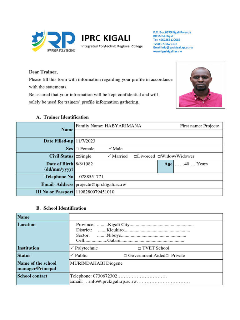 Trainer Profile | PDF