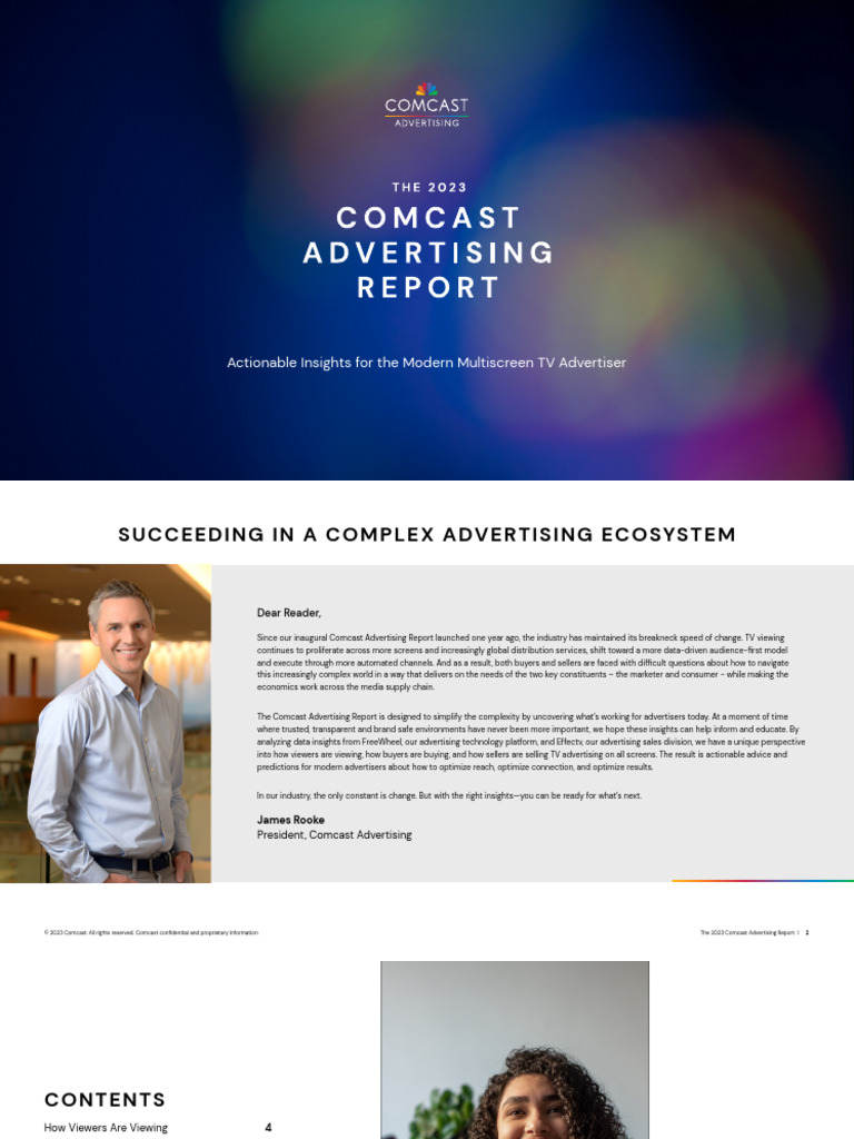 Comcast Advertising Report 2023 | PDF