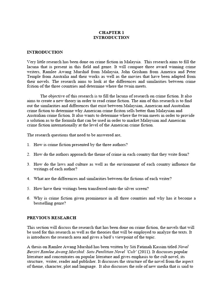 Dr. Halimah Mohamed Ali Chapter 1 Crime Literature Book (Not Published ...