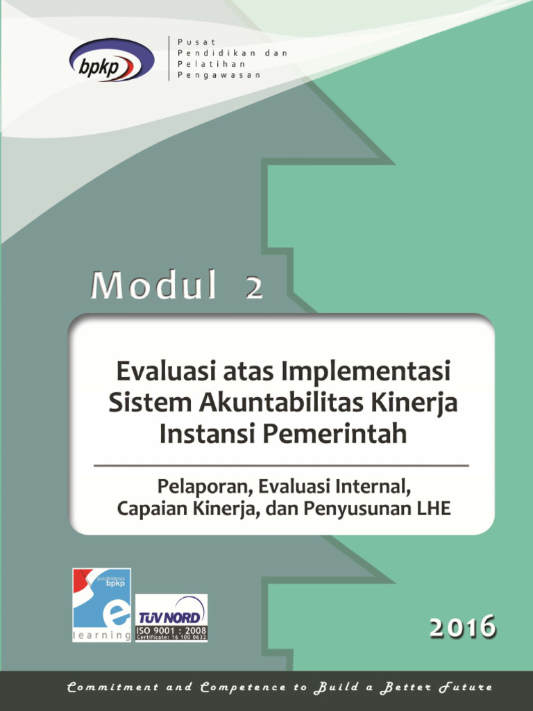 Modul Evaluasi SAKIP 2016 Modul 2 OK | PDF