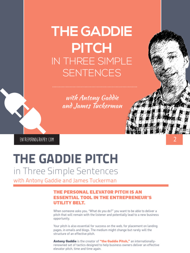 Gaddie Pitch Cheat Sheet | PDF