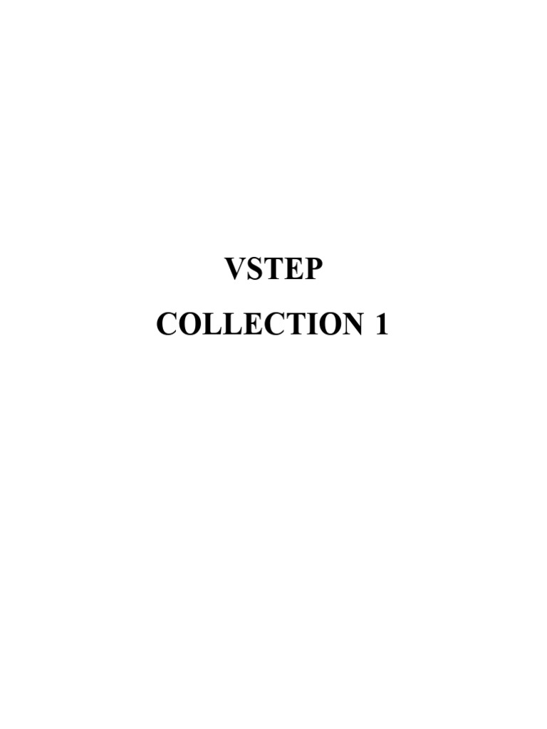 Vstep Collection Mock Test 1-2 | PDF | Career & Growth