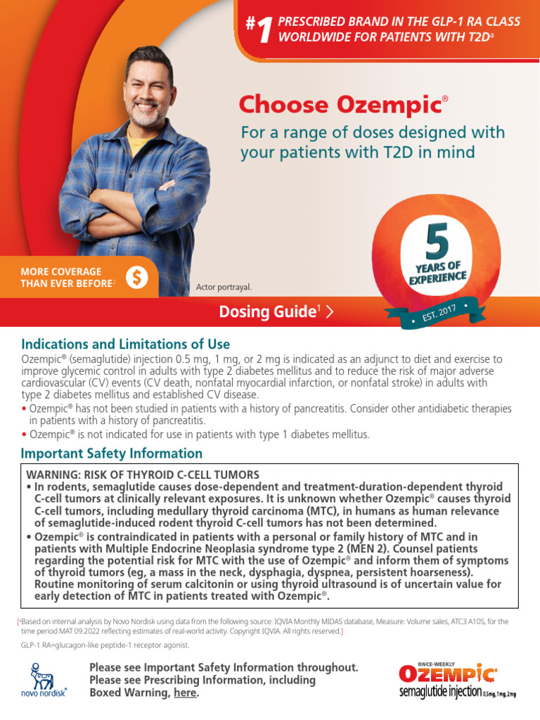 Ozempic Dosing Brochure | PDF