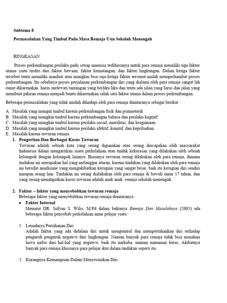 Review Bab 8 PPD | PDF