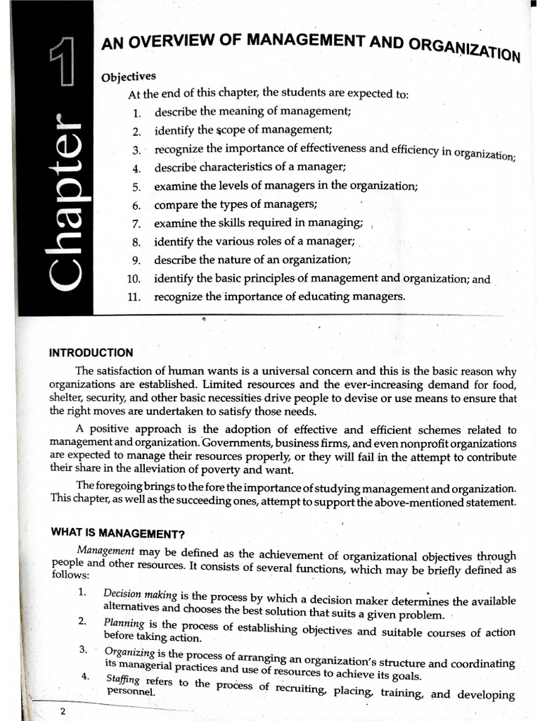 Chapter 1 - BHM 109 | PDF