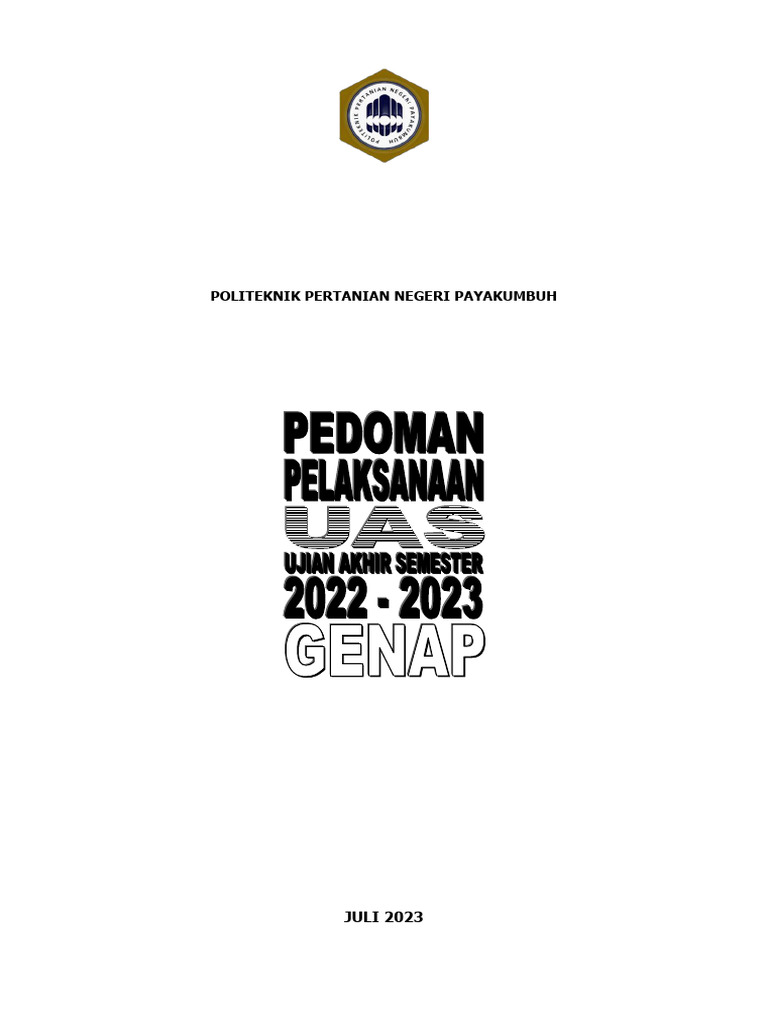 Aturan & Jadwal Uas Genap 2022-2023 | PDF
