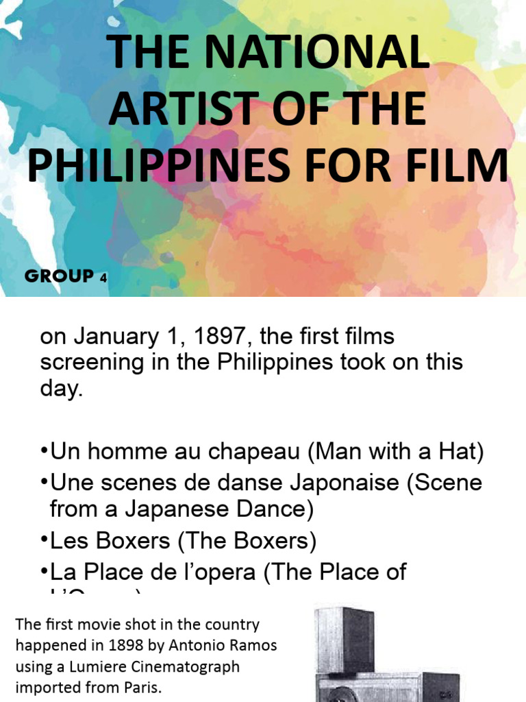 The National Artist of the Philippines for Film | PDF