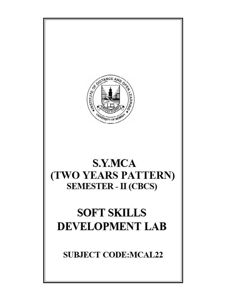 Soft Skills Development for MCA Students | PDF | Leadership | Communication