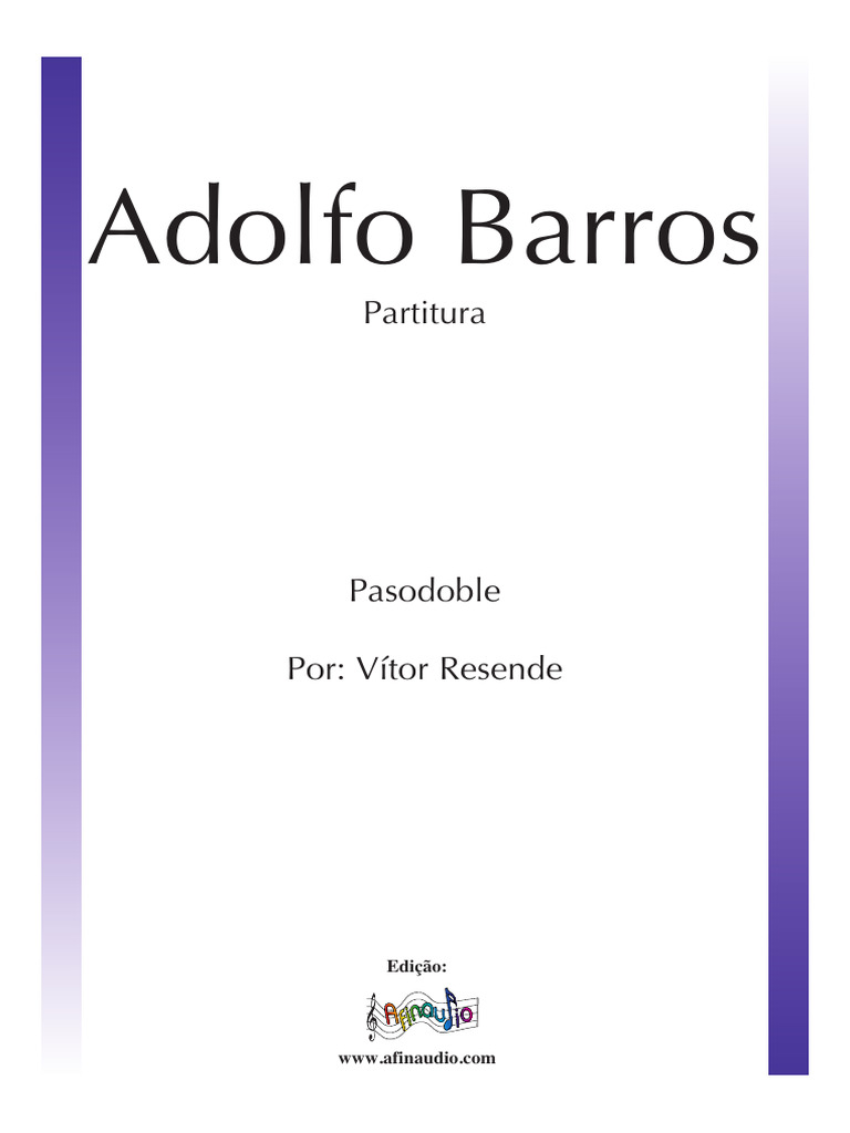 Partitura Adolfo Barros | PDF