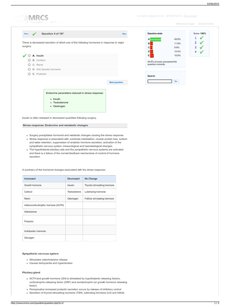 Emrcs 2 | PDF | Angiotensin | Cortisol