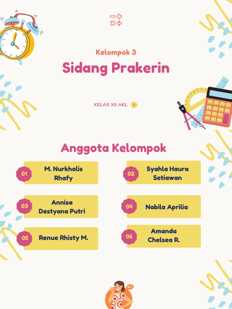 Colorfull Minimalist Class Math Presentation | PDF