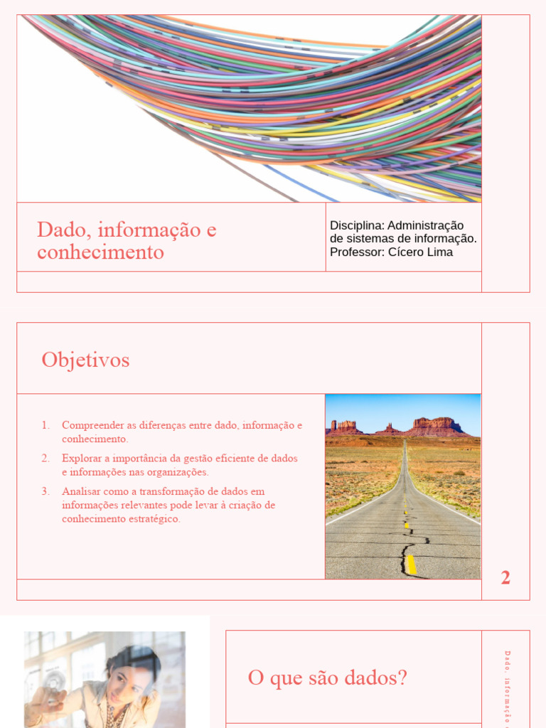 Dado, Informação e Conhecimento | PDF