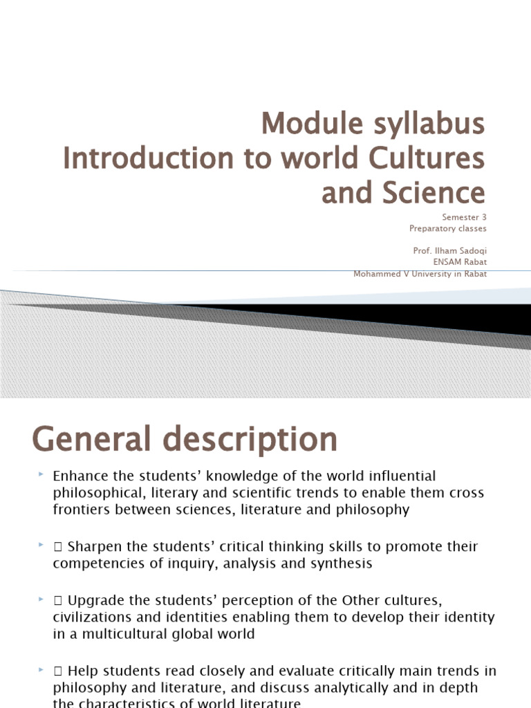 Module Syllabus API S3 | PDF | Science | Philosophical Theories