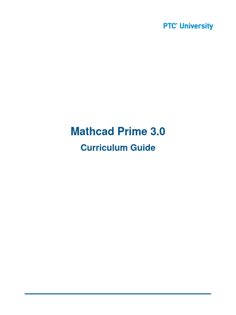 Mathcad Prime 30 A Plotting Symbolics and | PDF