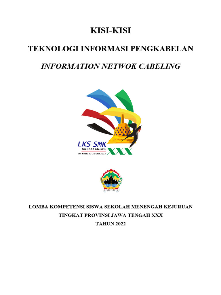 KISI-KISI Dan SOAL LKS PROVINSI JATENG 2022 Rev 1 | PDF