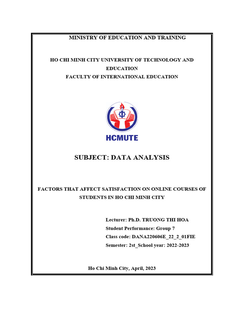 Group 7 - Assignment 2 - Data Analysis | PDF | Cronbach's Alpha | Errors And Residuals