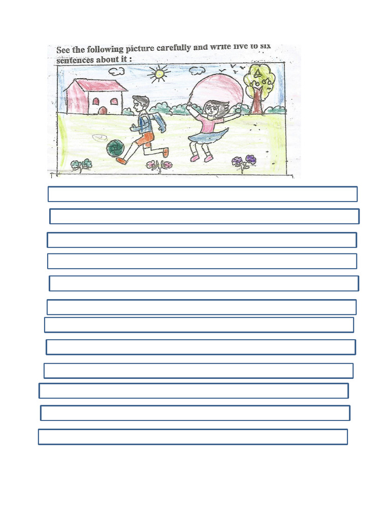 Hindi Chitra Lekhan Class 3 | PDF