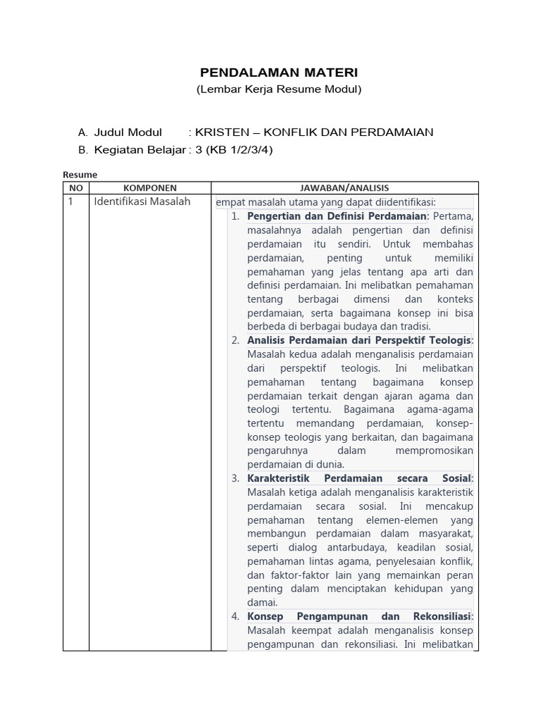 Resume Modul 5 Kb 3 Hestiari | PDF