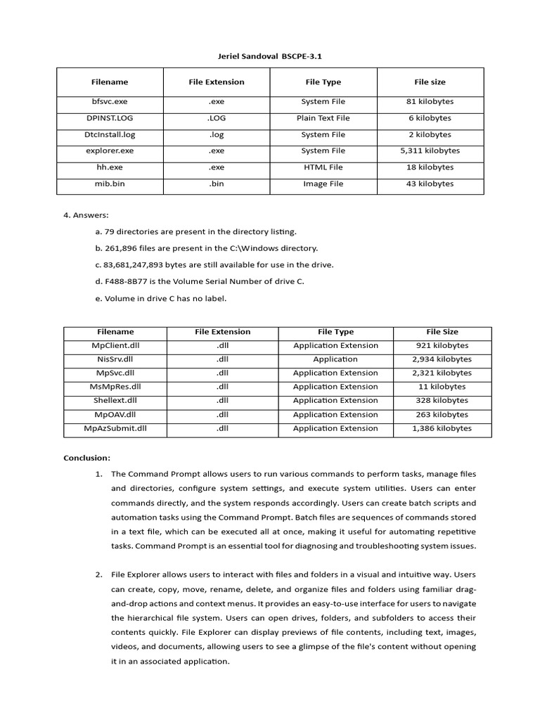 02 Laboratory Exercise 1 | PDF