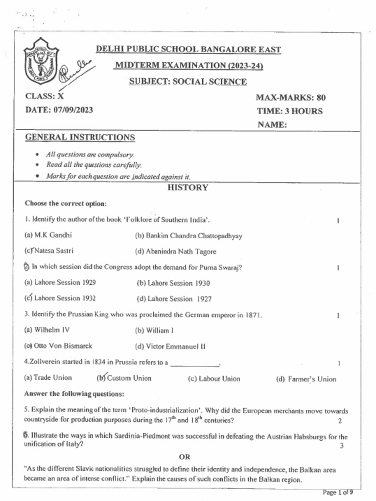 DPS Mid Term Questions | PDF