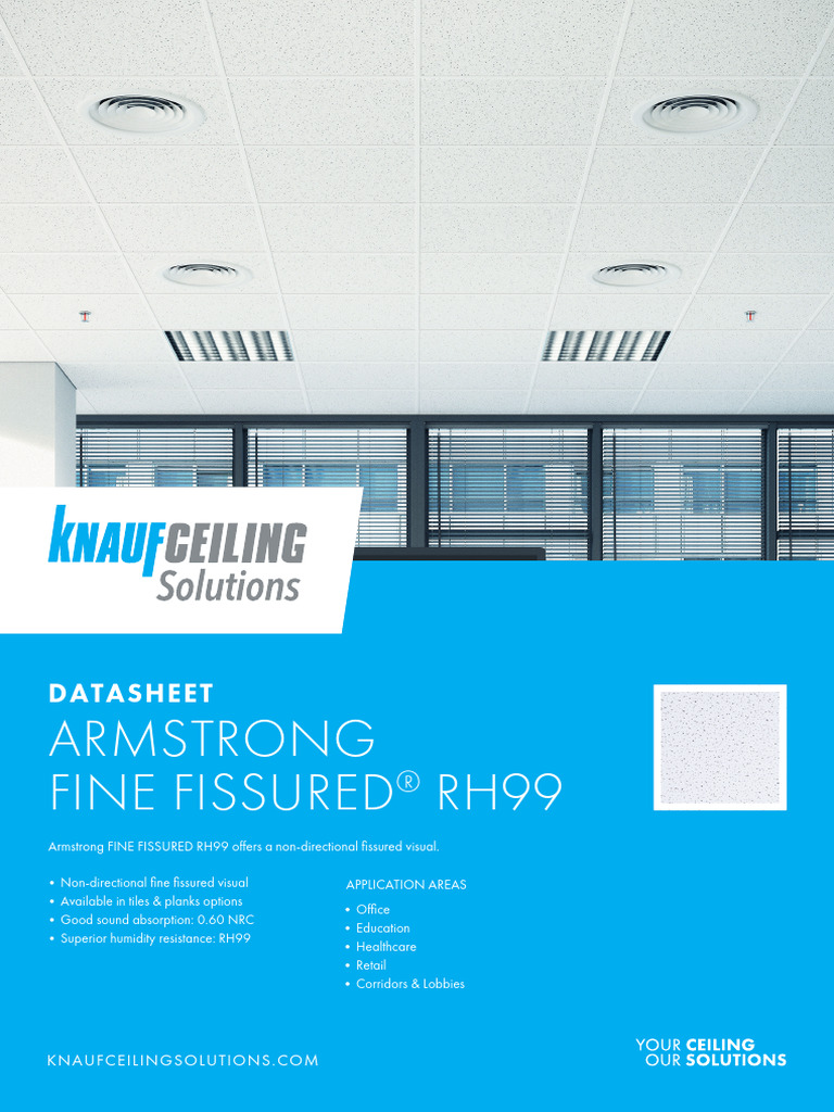 DS Armstrong FINE FISSURED RH99 EN IN | PDF