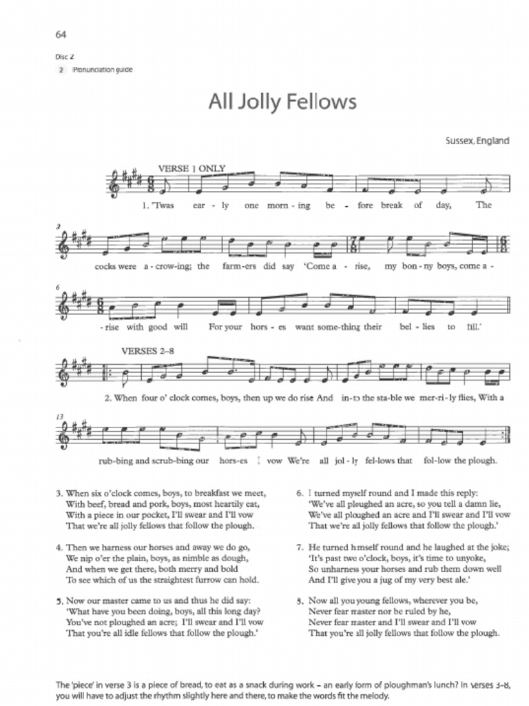 ABRSM2 22.All Jolly Fellows | PDF