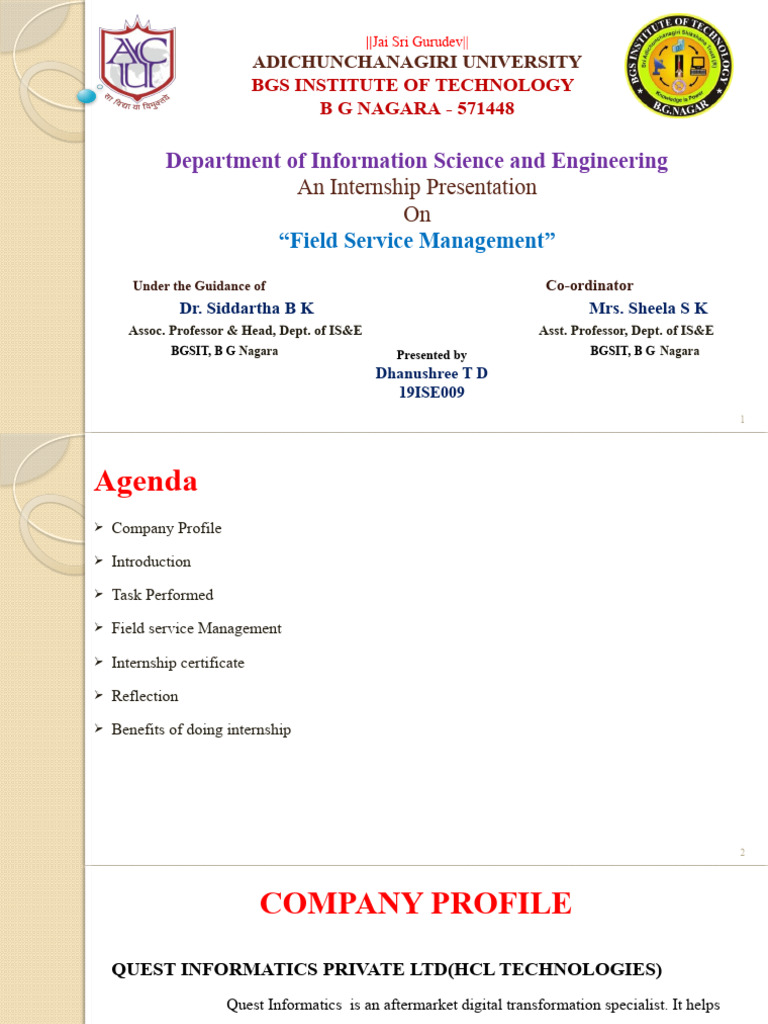 Dhanu Internship PPT Quest1 | PDF