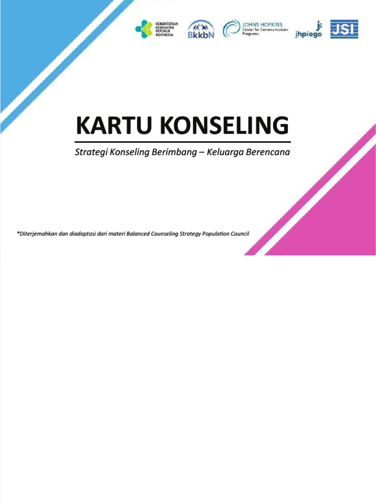 PDF SKB KB Lampiran 8 Kartu Konseling SKB KB - Compress | PDF
