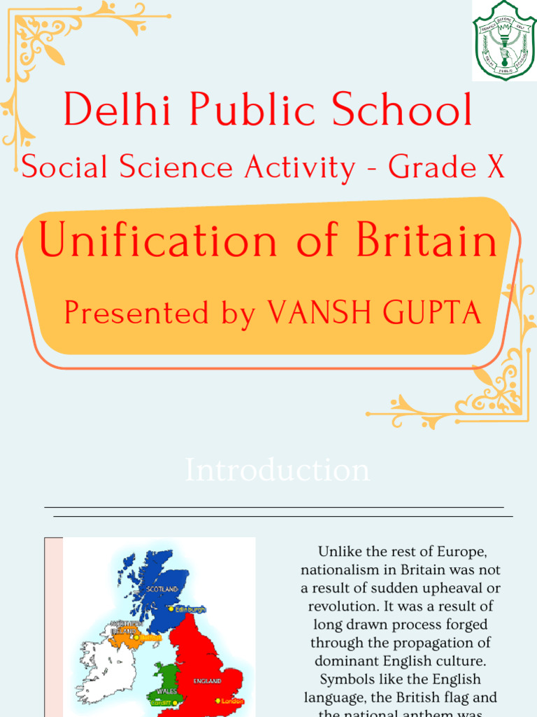 Social Assignment Unification of Britain | PDF | Kingdom Of England ...