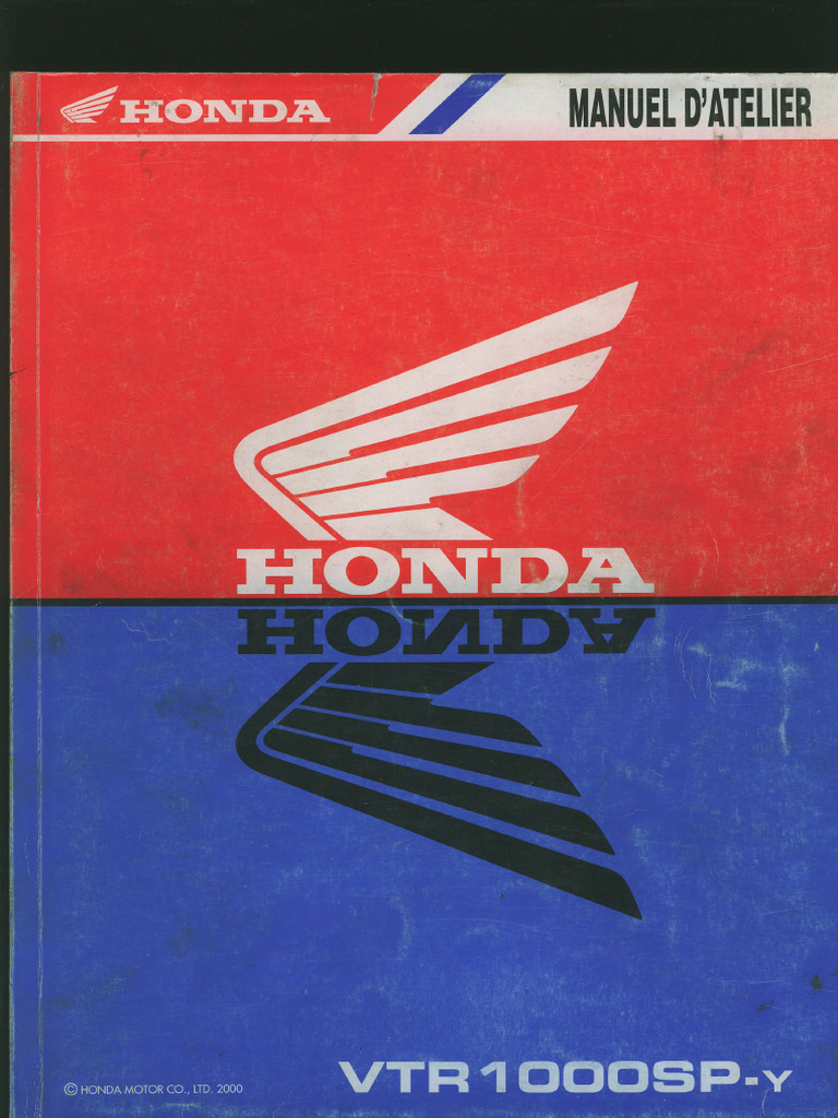 4 Manuel Atelier Honda 1000 VTR SPX | PDF