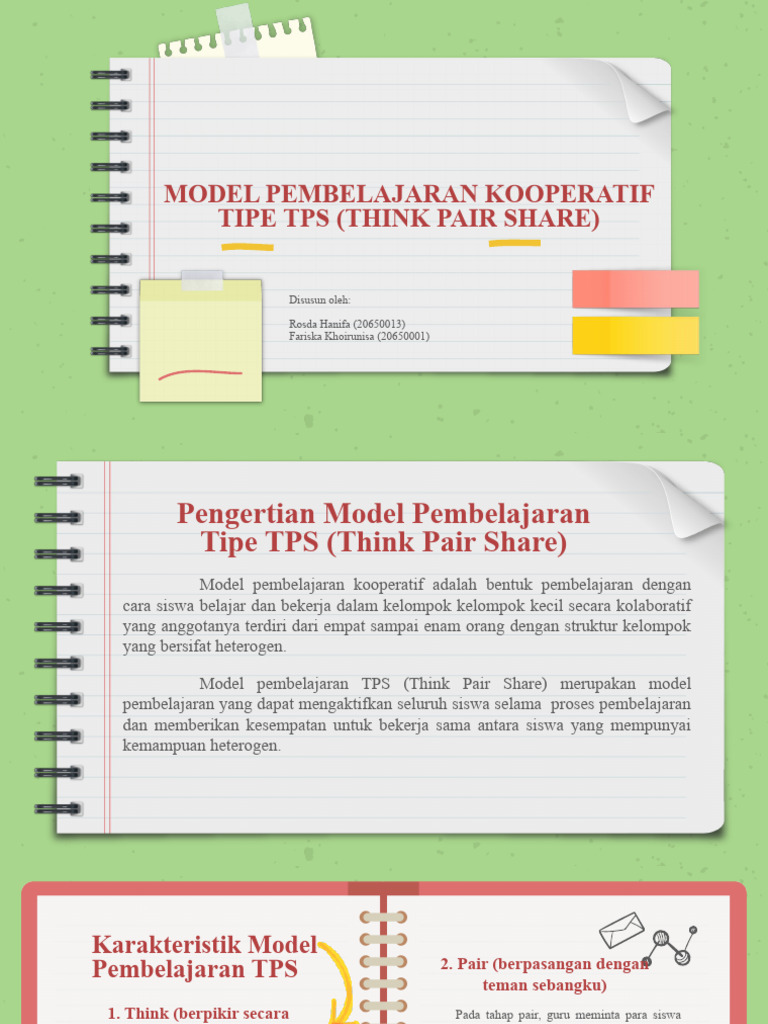 Model Pembelajaran Kooperatif Tipe TPS | PDF