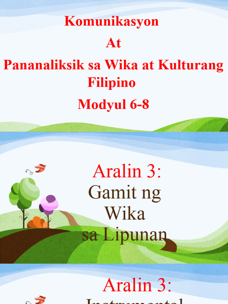 Aralin 3 KOMPAN | PDF