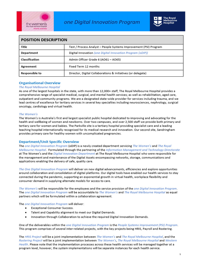 Test - Process Analyst PD - PSI Program | PDF