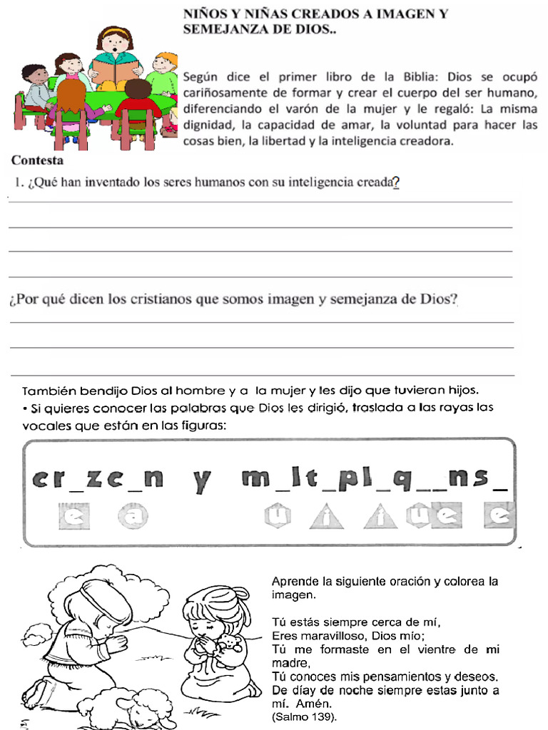 ficha religion 27-09 | PDF