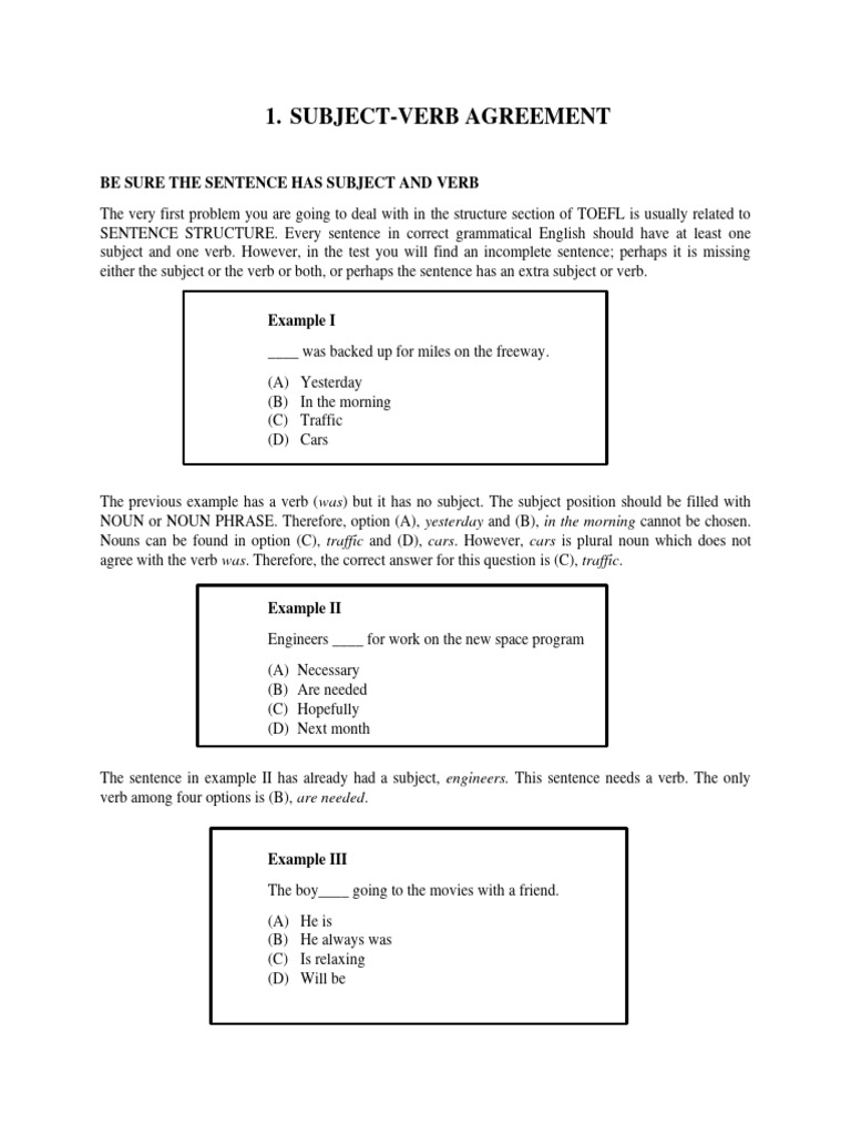 Theory of Subject-Verb Agreement | PDF | Verb | Subject (Grammar)