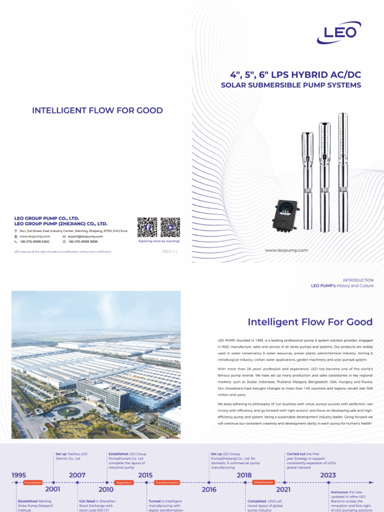 LEO LPS Hybrid AC-DC Solar Pump System 2023V1 | PDF