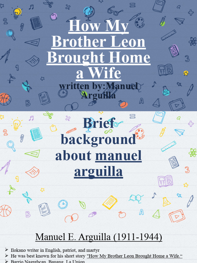 How My Brother Leon Brought Home A Wife | PDF