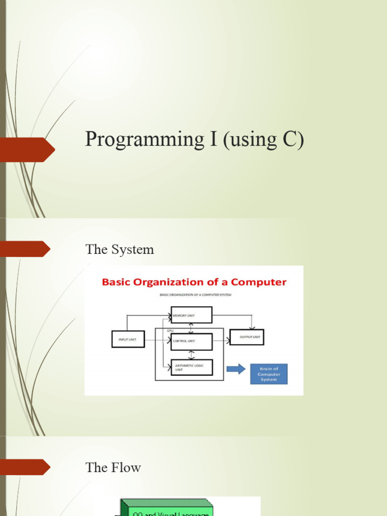 Programming I - L1 | PDF | Compiler | World Wide Web Programming I - L1 | PDF | Compiler | World Wide Web