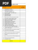 CSSD Audit Checklist | PDF | Safety