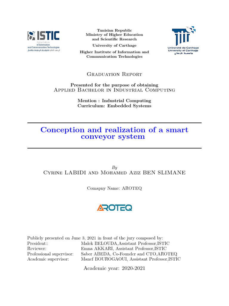 Aziz and Cyrine PFE Report | PDF