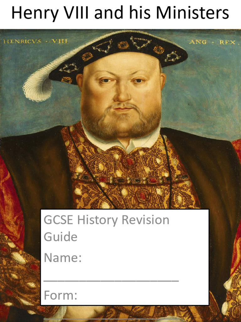 Henry Viii and His Ministers Revision Guide | PDF