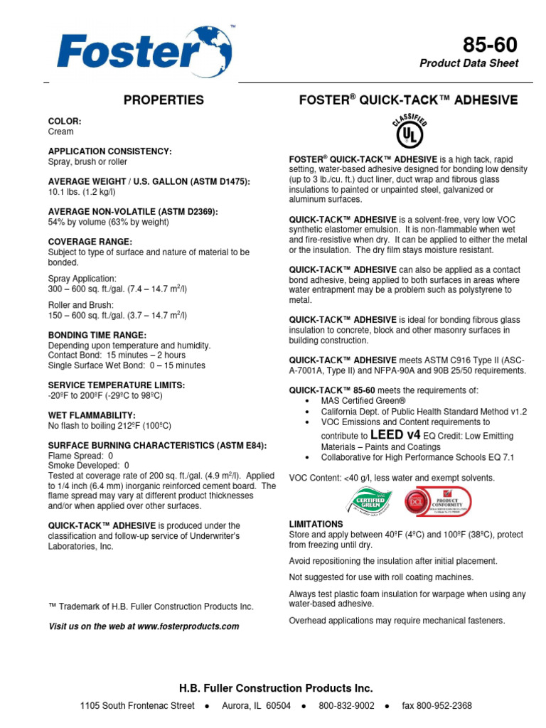 Foster PDS 85 60 R0419 1 | PDF