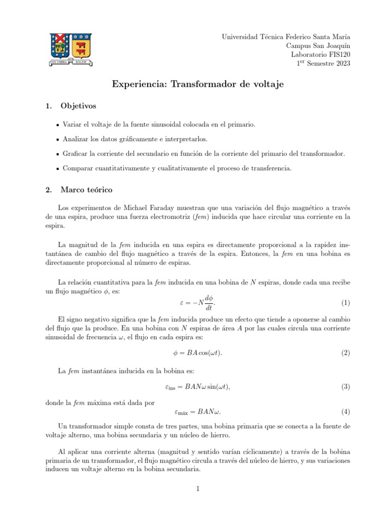 Transformador | PDF | Transformador | Inductor
