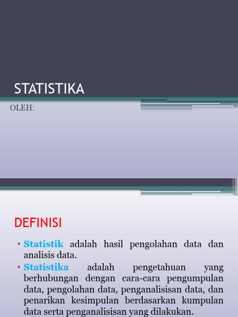 Powerpoint Statistika Kel 3 | PDF