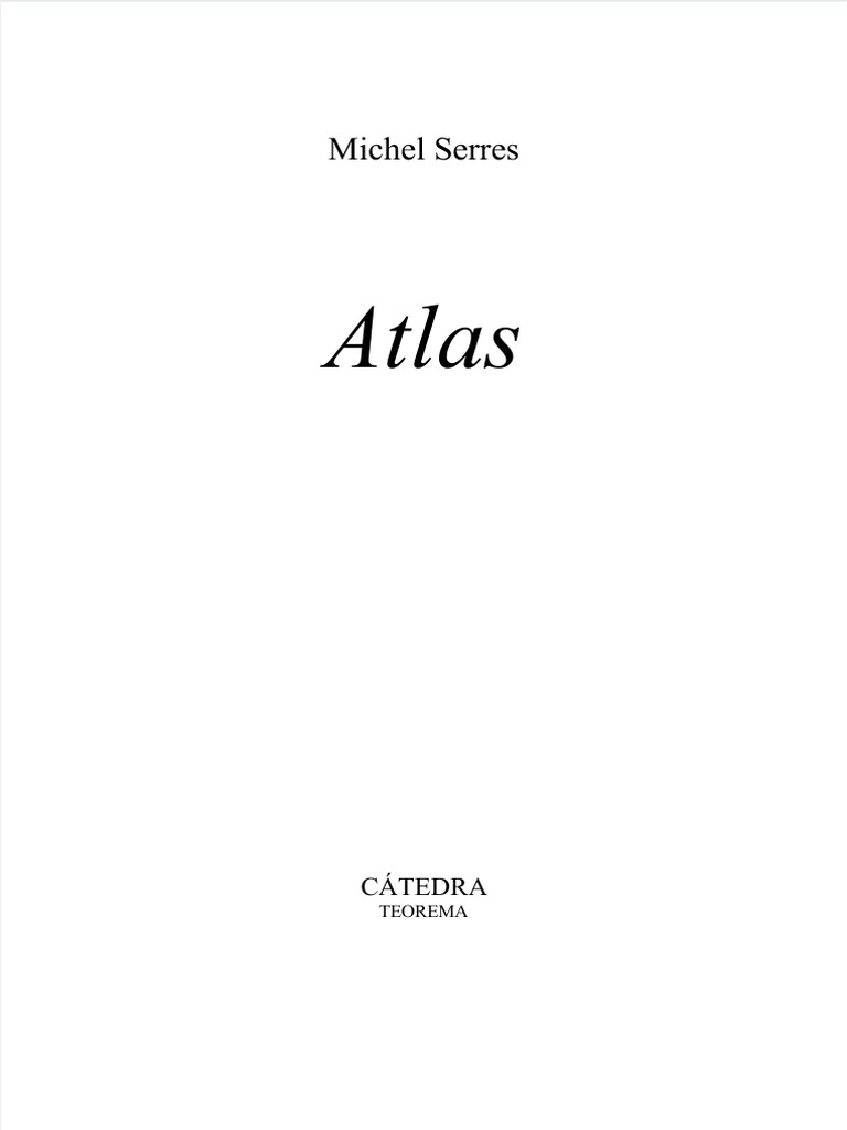 Michel Serres Atlas | PDF