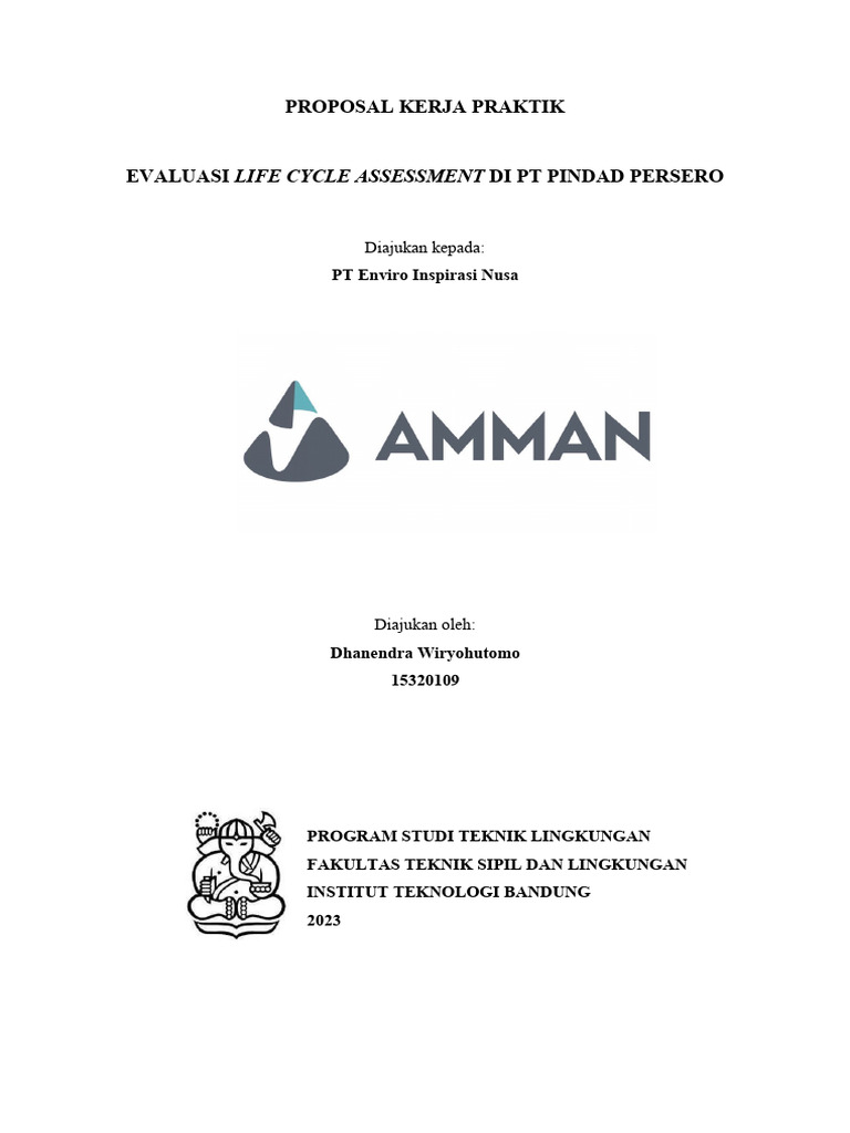 Template Proposal LCA | PDF