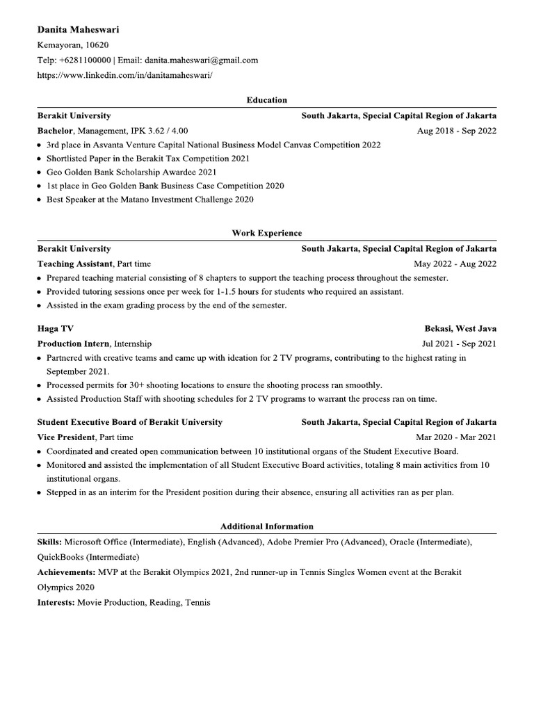 (English) Contoh Resume PBKL Batch 4 | PDF