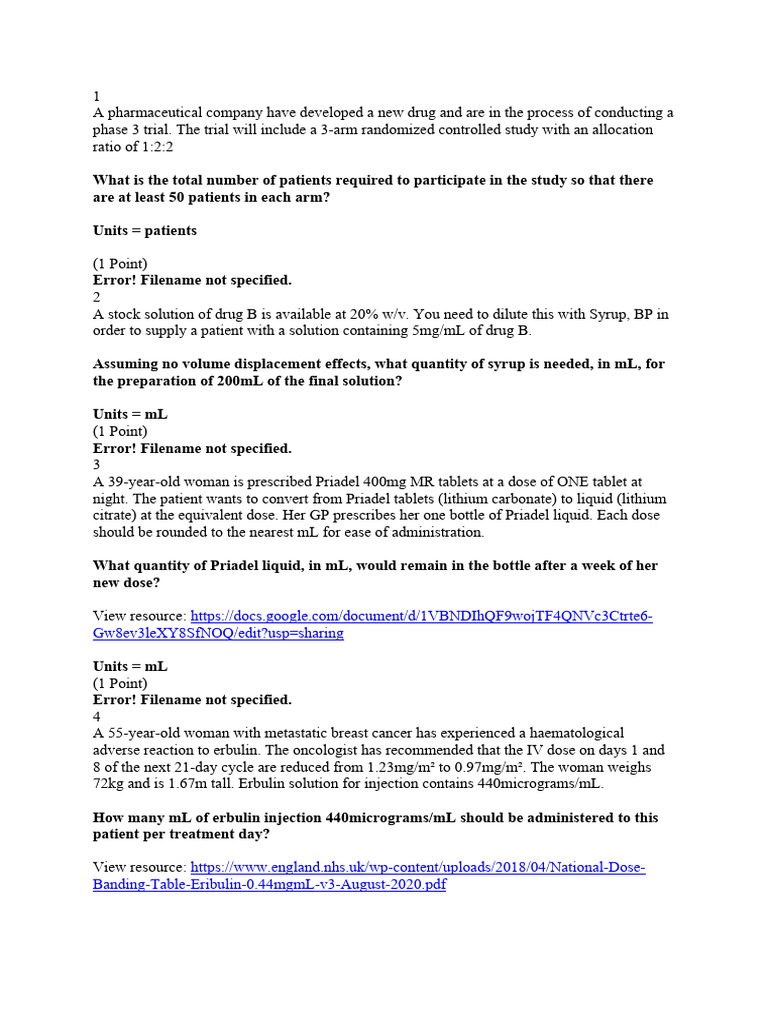 GPHC Exam Practice Questions and Scenarios | PDF | Wellness