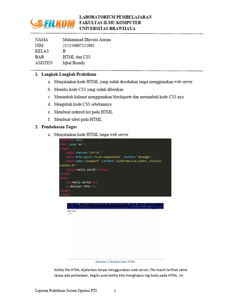 Pemrograman Web Tingkat Lanjut - Praktikum 2 | PDF | Komputer